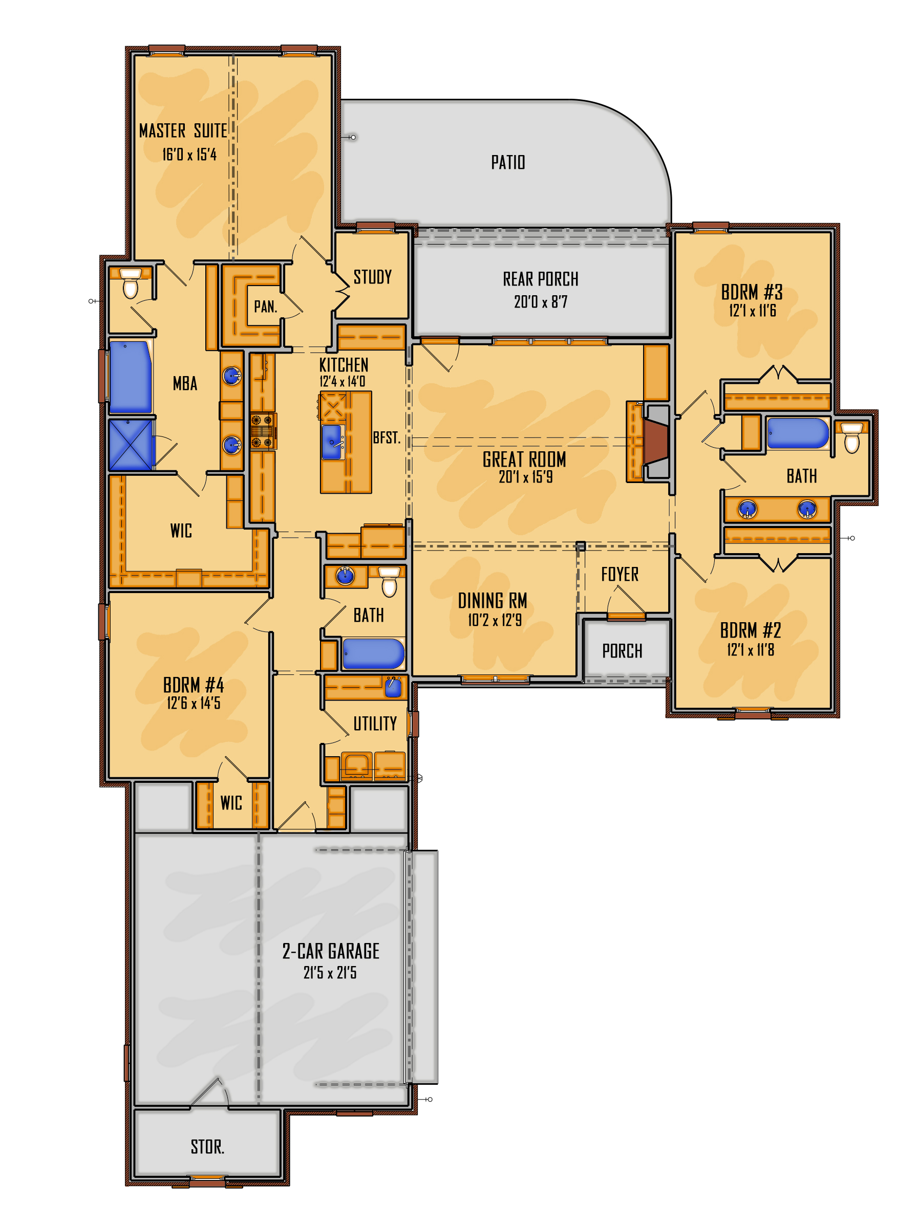 3RD-65-21 | Third Floor Plans